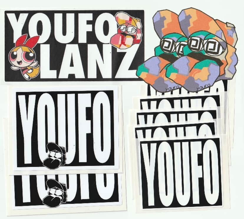 "YOUFO" Sticker Pack – The Spray Vandalz